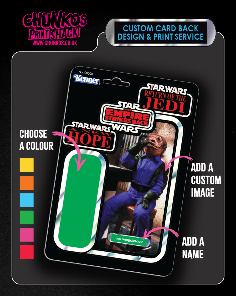 Design & Print Service - Custom Tri Logo Vintage-Style Card Backs ...